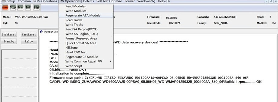 2012 New HDD Repair Tool-Regenerate ATA Module-Easy Solution To ATA ...