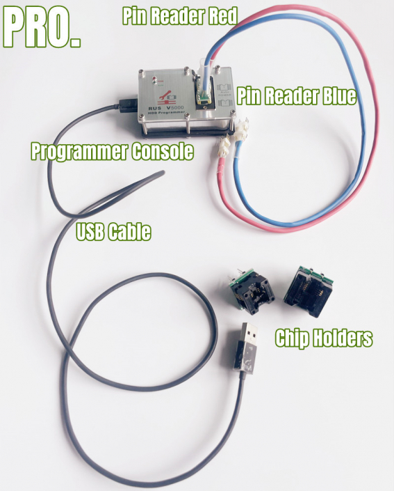 HDD ROM Chip Pin Reader Set - Dolphin Data Lab