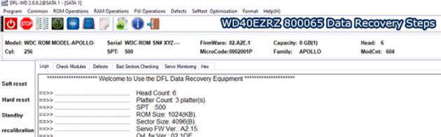 WD40EZRZ 2060-800055 HDD Data Recovery Steps - Dolphin Data Lab