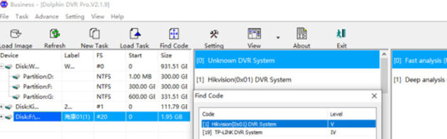 Dolphin CCTV DVR Recovery Pro. Version 2.19 New Software Upgrade - Dolphin Data Lab