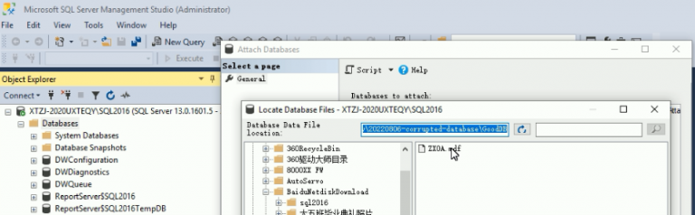 SQL Server Database Repair and Database Test Steps - Dolphin Data Lab