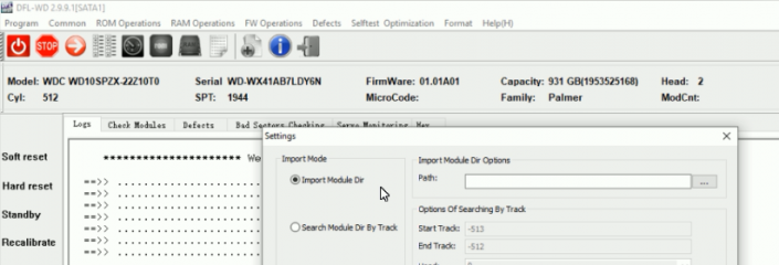 WD SMR HDD Firmware Unlock and Backup - Dolphin Data Lab