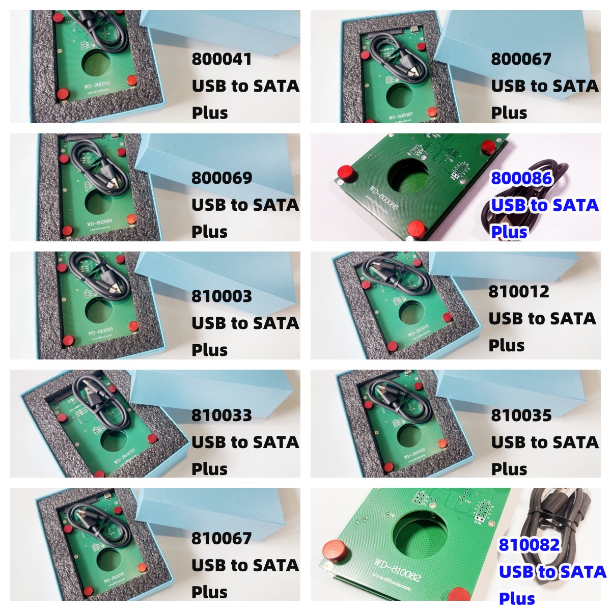 G3 WD SMR HDD USB to SATA Data Recovery Adapter Plus Package - Dolphin Data Lab